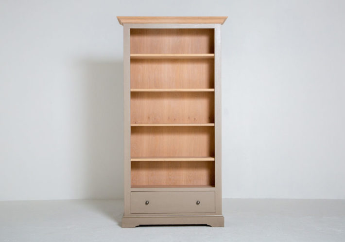 Colonial Bookcase with Drawer, Hare - Jasper & Tallow Furniture