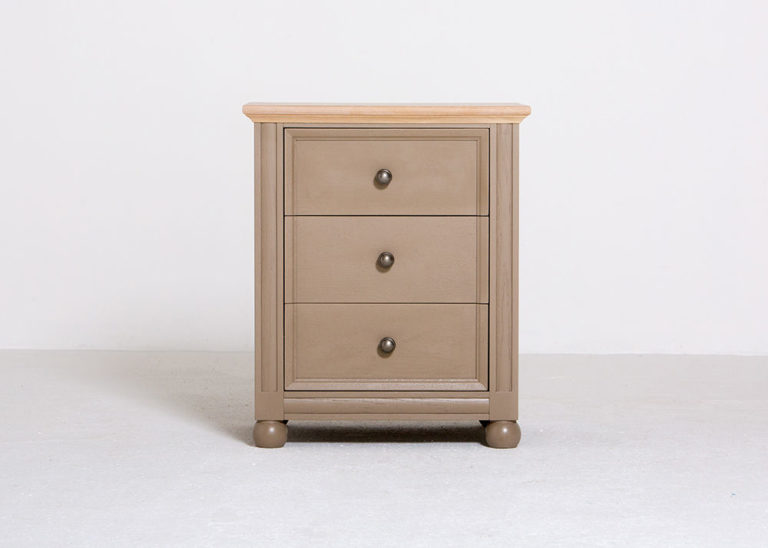 Statesman Small 3 Drawer Cabinet, Otter - Jasper & Tallow Furniture